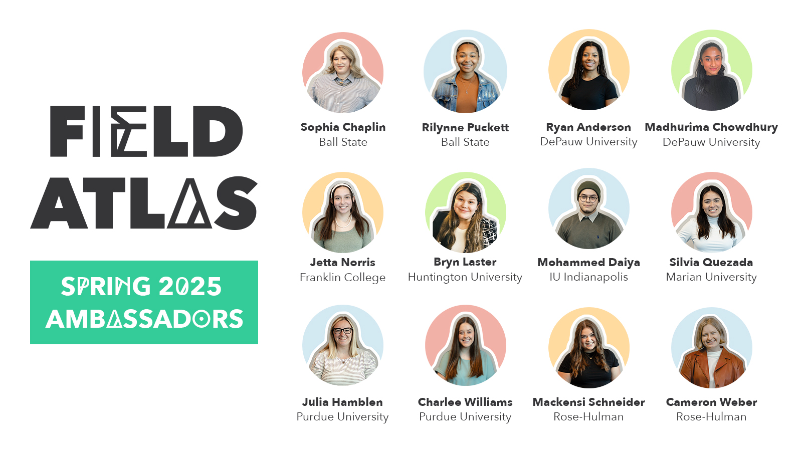 Meet Your Spring 2025 Field Atlas Ambassadors - Field Atlas